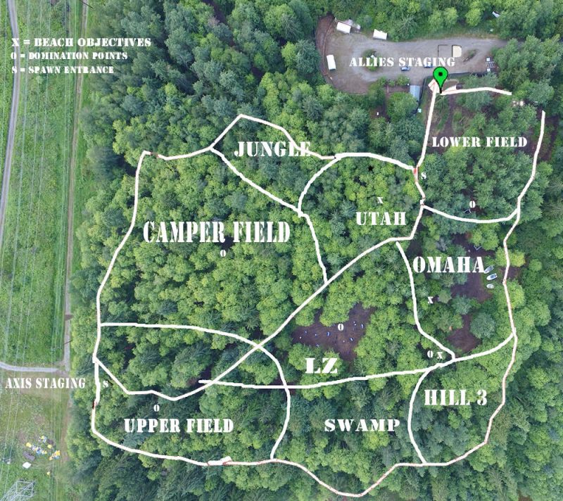 map - ForestFire Paintball